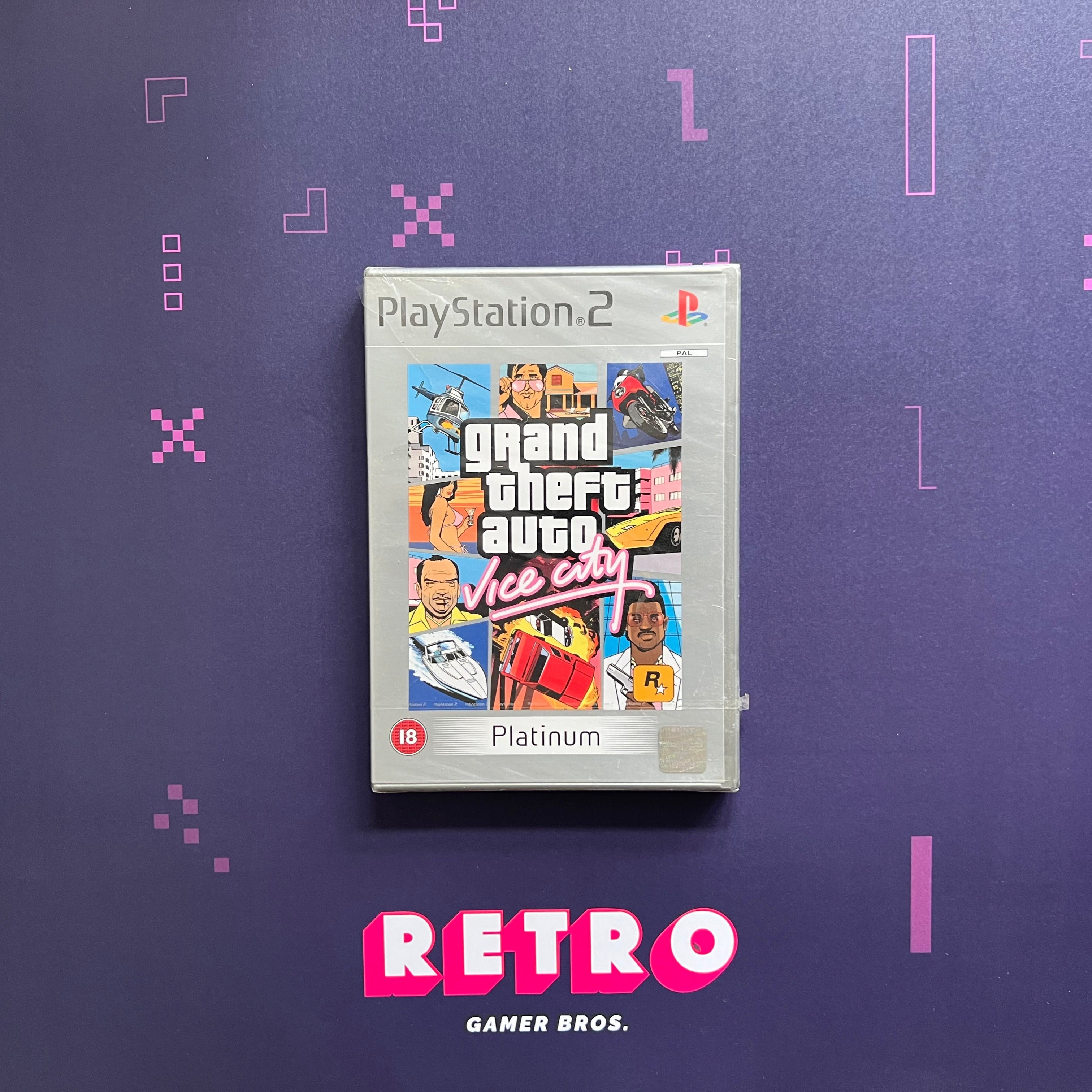 Grand Theft Auto: Vice City - PS2 Game - New – Retro Gamer Bros.